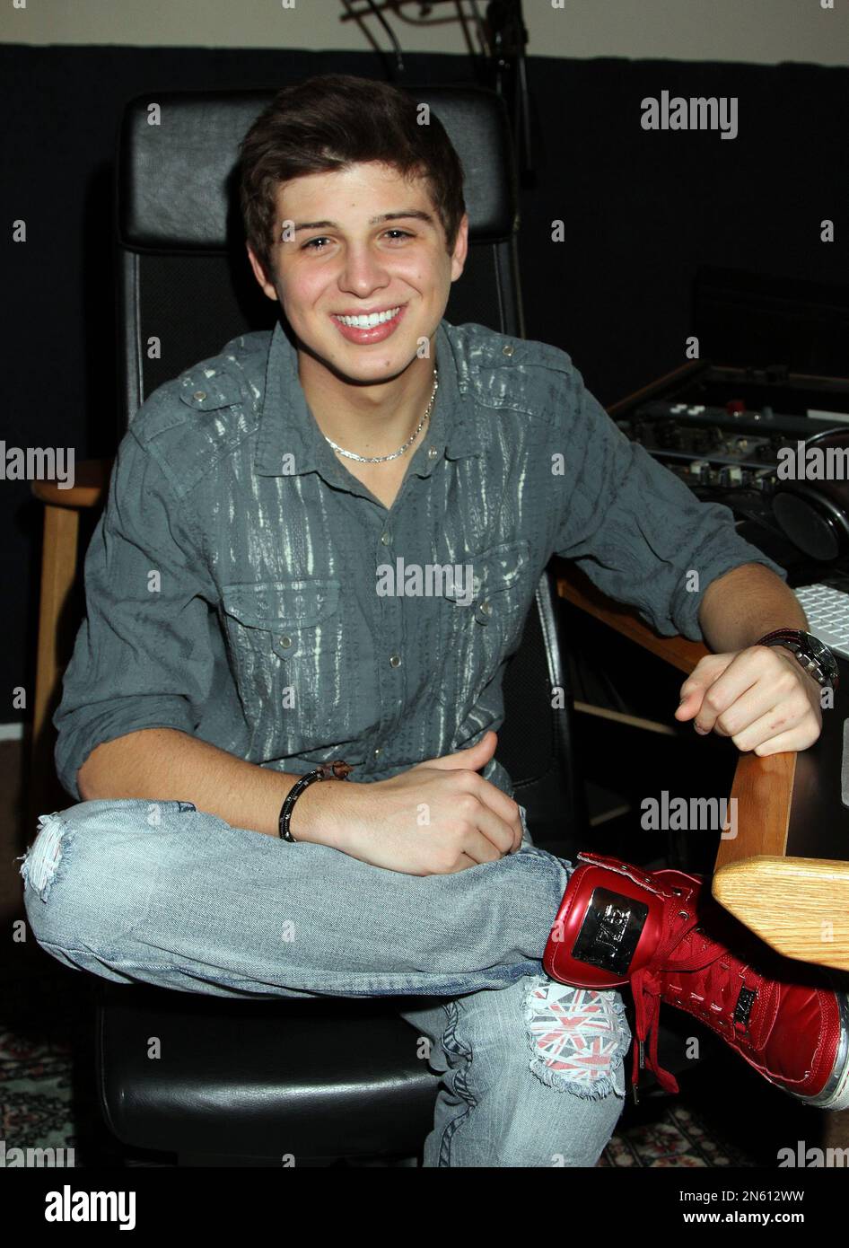 Singer and musician Tyler Layne records new music at the Steele Factory ...