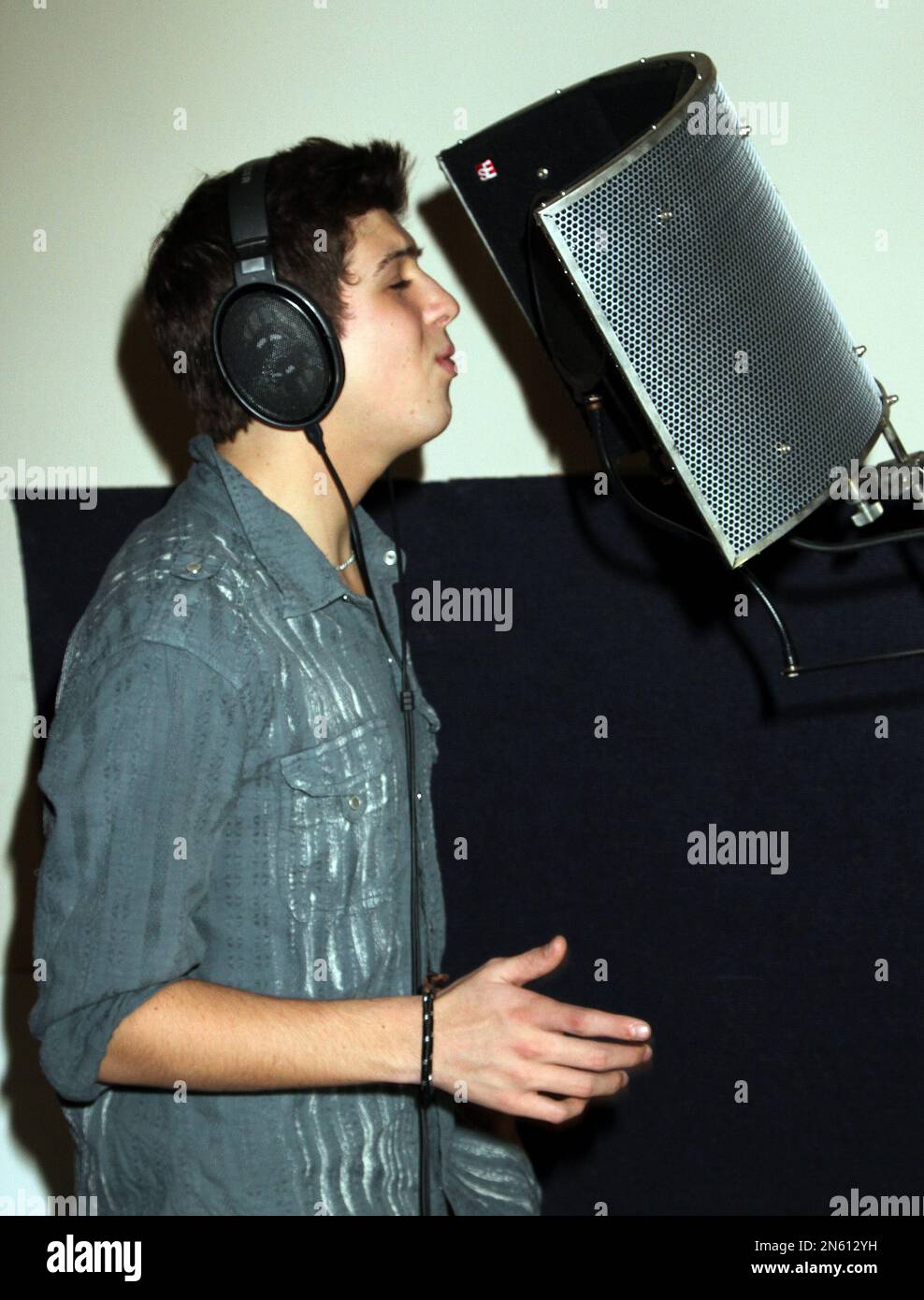 Singer and musician Tyler Layne records new music at the Steele Factory ...