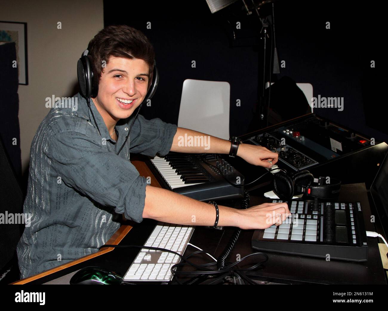 Singer and musician Tyler Layne records new music at the Steele Factory ...