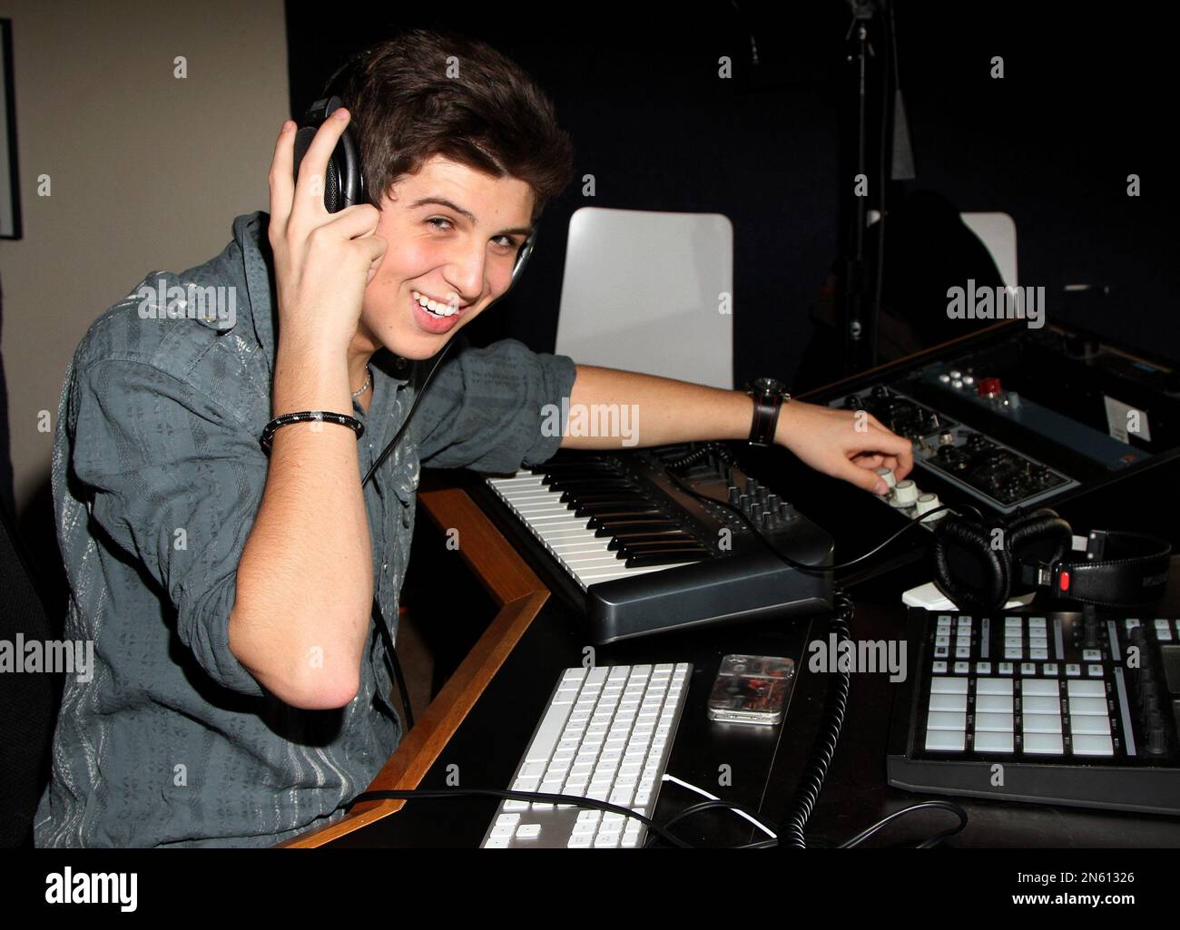 Singer and musician Tyler Layne records new music at the Steele Factory ...