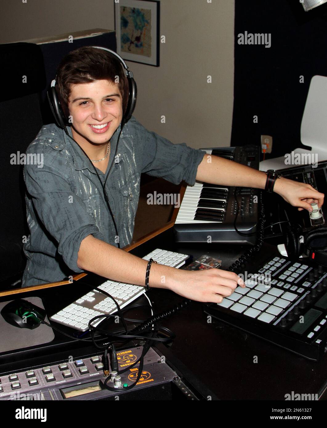 Singer and musician Tyler Layne records new music at the Steele Factory ...