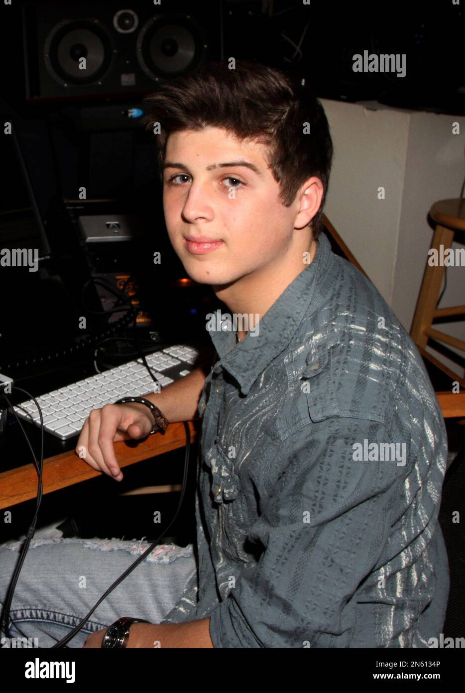 Singer and musician Tyler Layne records new music at the Steele Factory ...