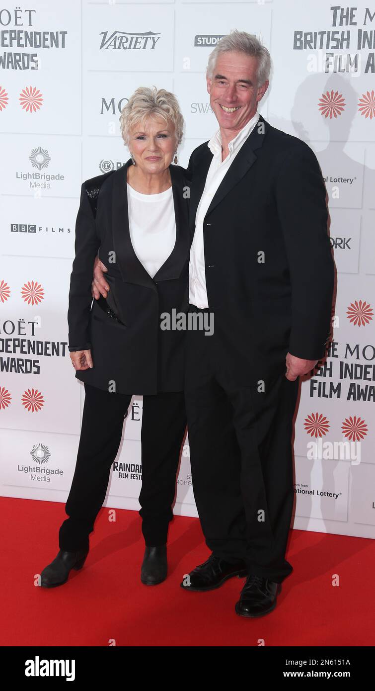 British actress Julie Walters and husband Grant Roffey arrive on the ...