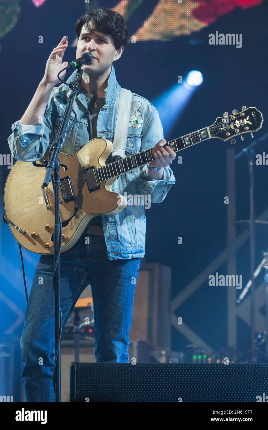Ezra Koenig of Vampire Weekend performs on stage during the 24th Annual ...