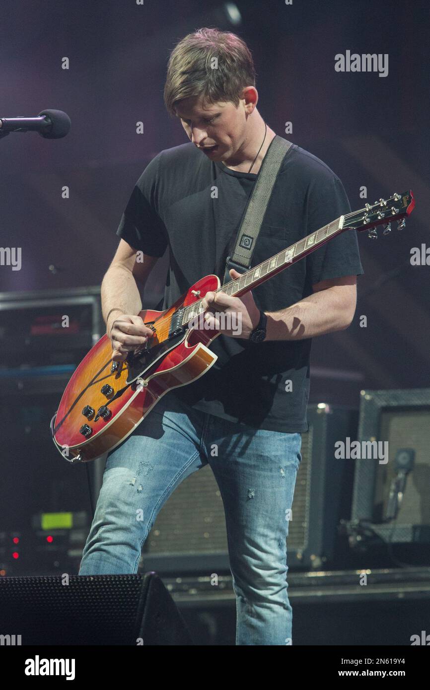 Matthew Followill of Kings of Leon performs on stage during the 24th ...
