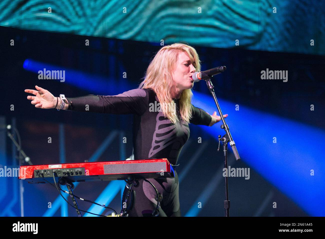 Hannah Hooper of Grouplove performs on stage during the 24th Annual ...