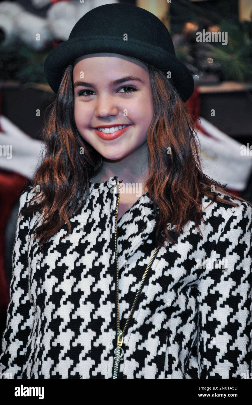 Bailee Madison attends Snoopy's Merriest Tree Lighting at Knott's Berry ...