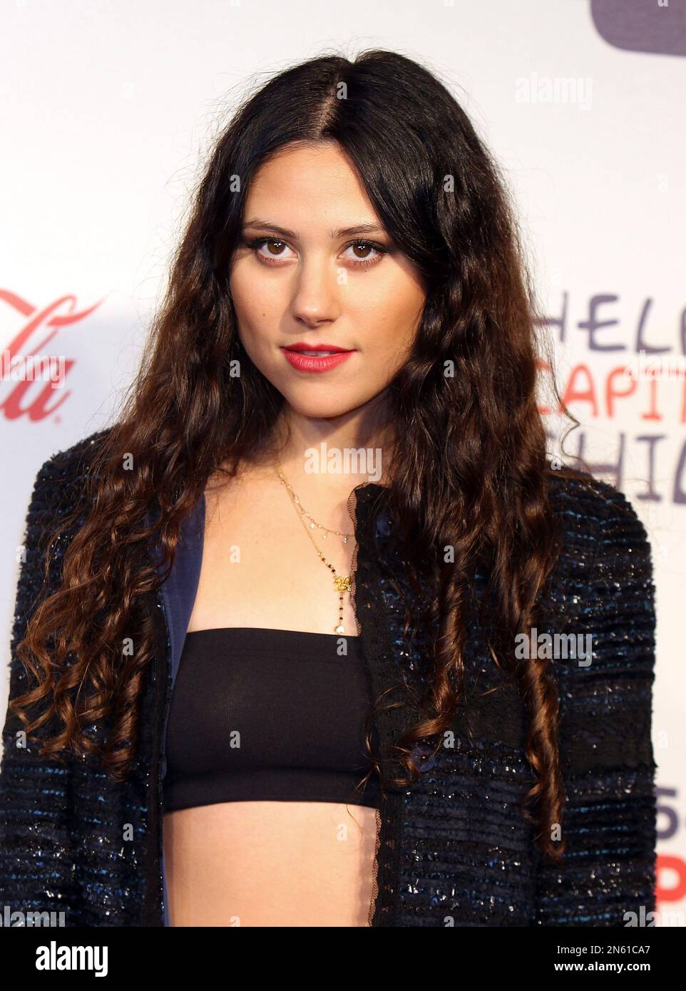 British singer Eliza Doolittle poses backstage at Capital FM's Jingle ...