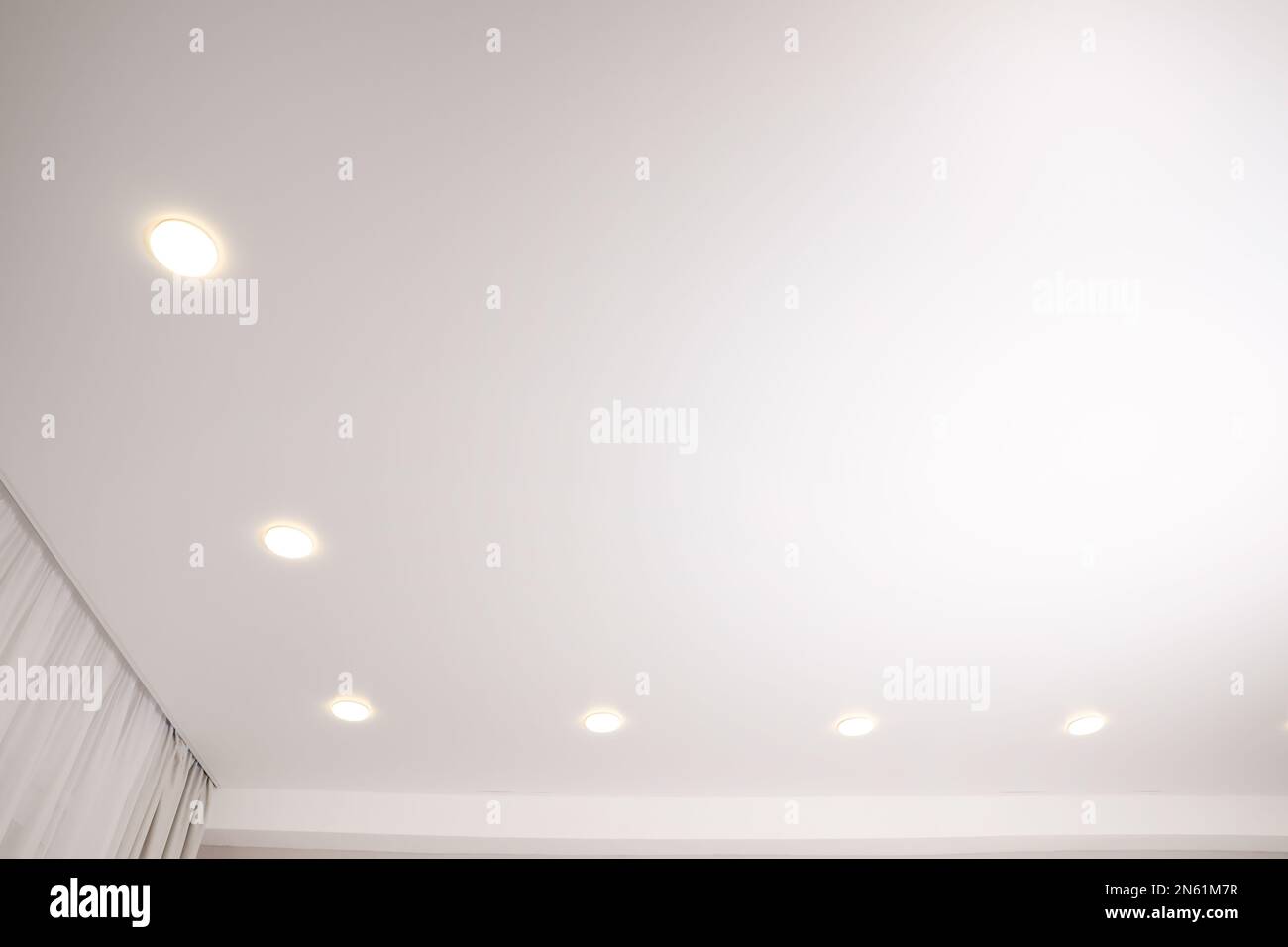 Stretch white matte ceiling hi-res stock photography and images - Alamy