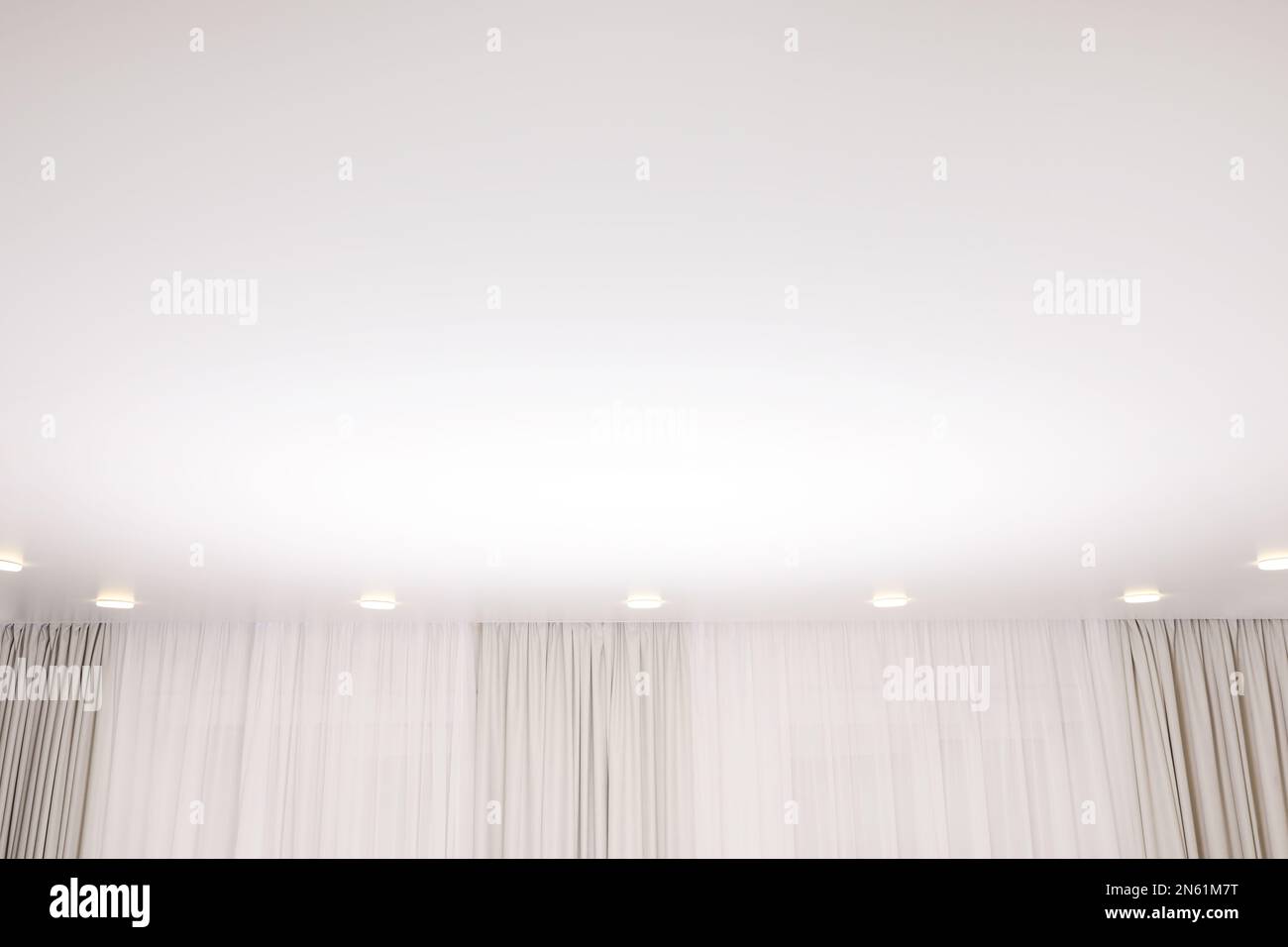 Stretch white matte ceiling hi-res stock photography and images - Alamy