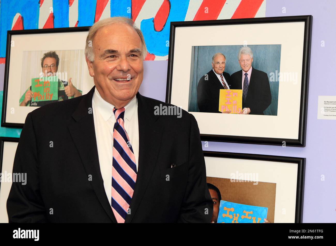 Former Governor of Pennsylvania Ed Rendell attends the exhibition ...