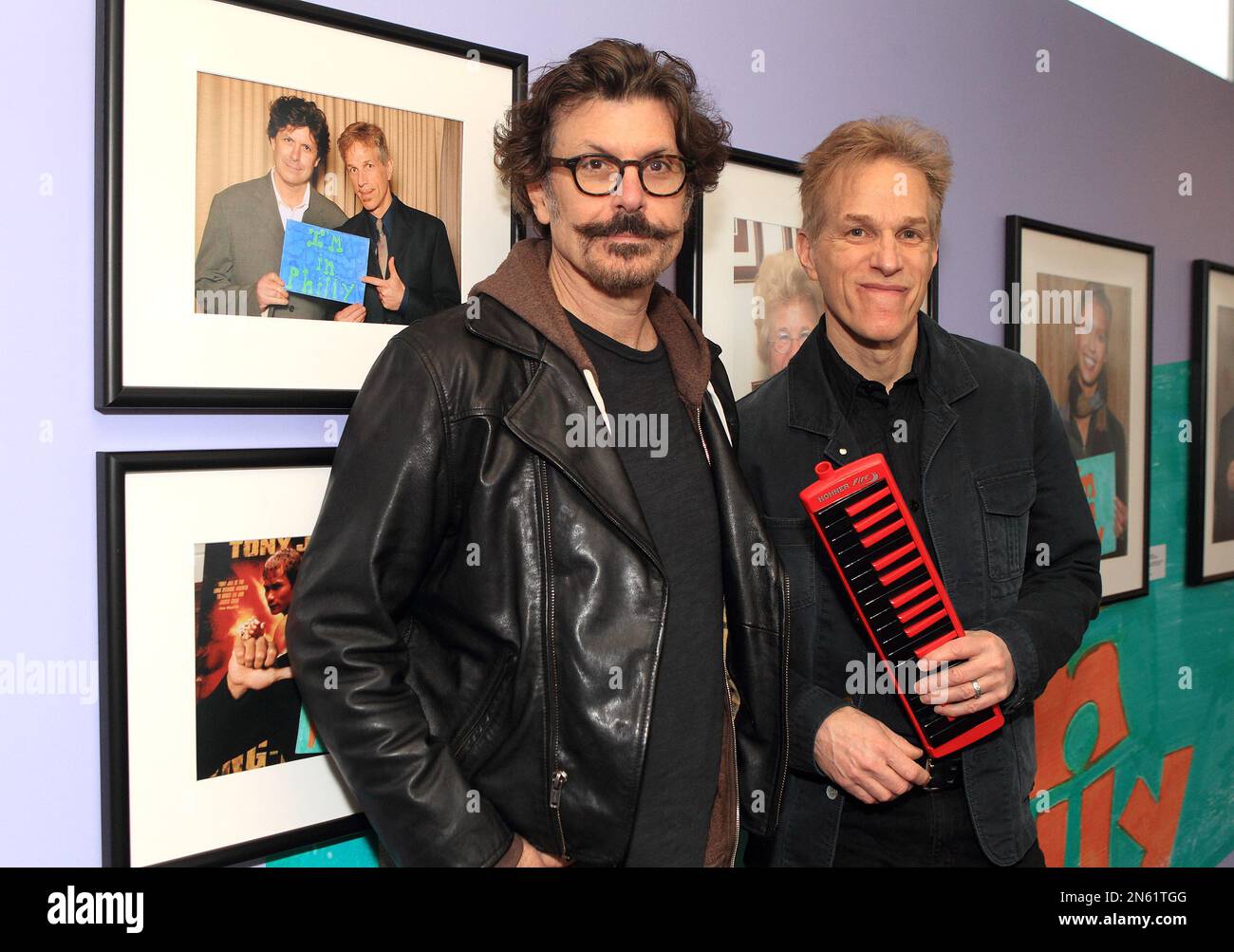 Eric Bazilian and Rob Hyman of the rock and The Hooters attend the ...