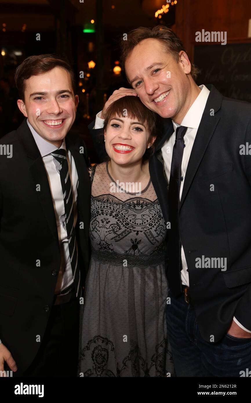 From left, cast members Joey deBettencourt, Megan Stern and John ...