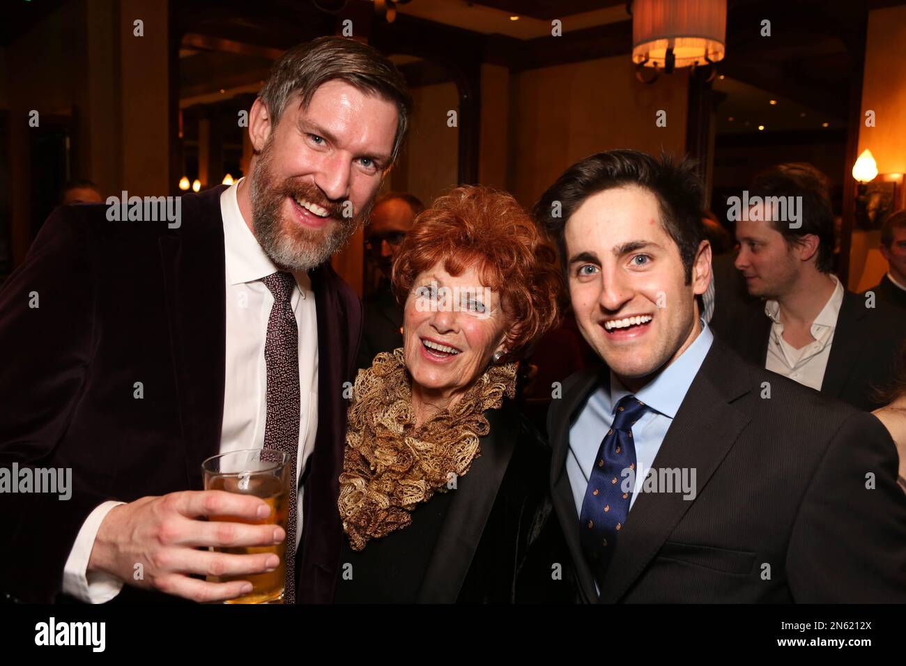 From left, cast member Nathan Hosner, actress Marion Ross and cast ...
