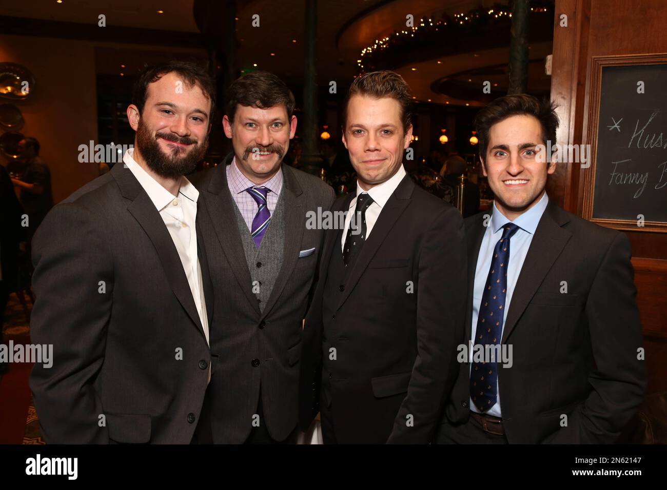 From left, cast members Luke Smith, Robert Franklin Neill, Benjamin ...