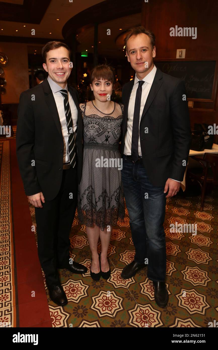 From left, cast members Joey deBettencourt, Megan Stern and John ...