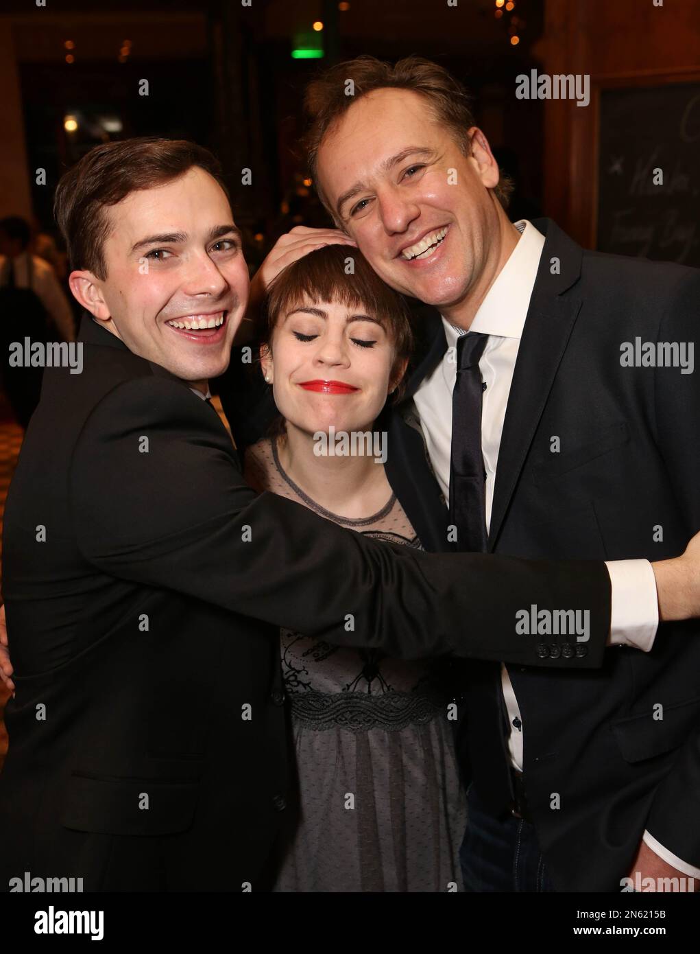 From left, cast members Joey deBettencourt, Megan Stern and John ...