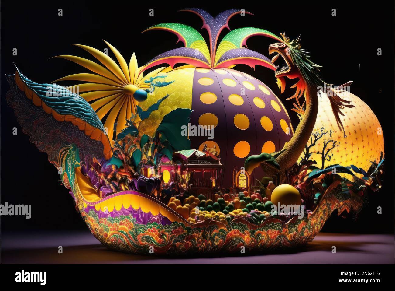 Floats carnival revelers hi-res stock photography and images - Alamy