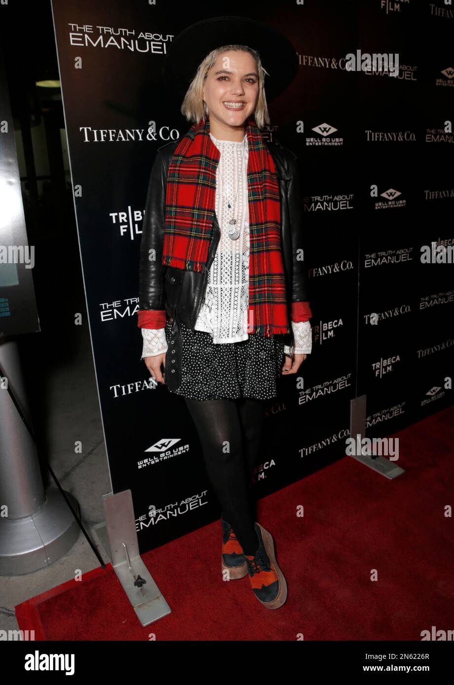 Soko arrives at the Los Angeles premiere of "The Truth About Emanuel ...