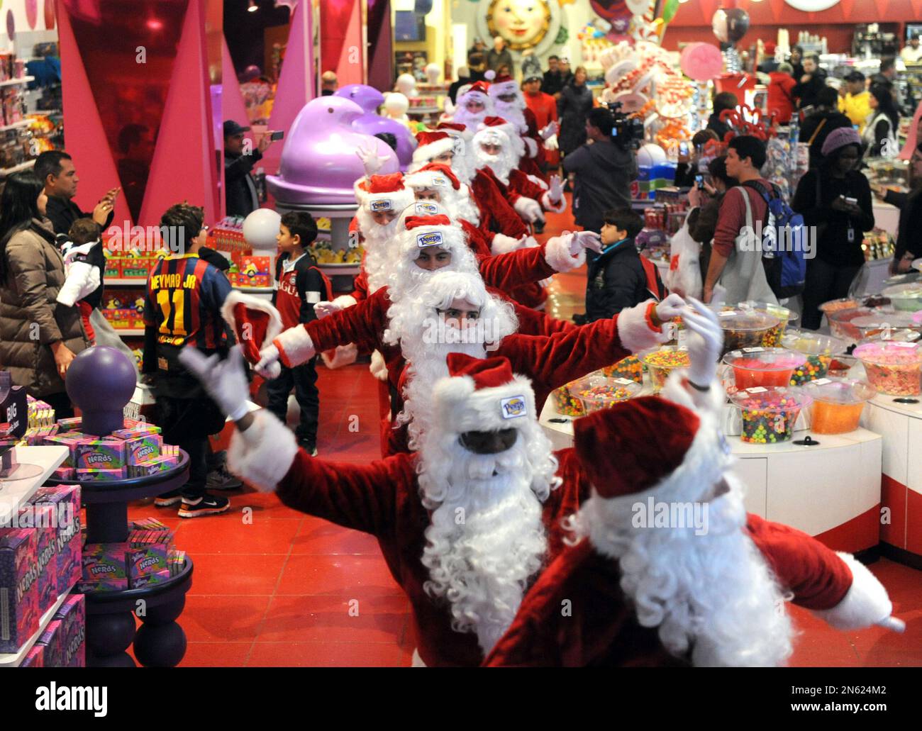 IMAGE DISTRIBUTED FOR PEEPS - Santas bunny hop through legendary FAO ...