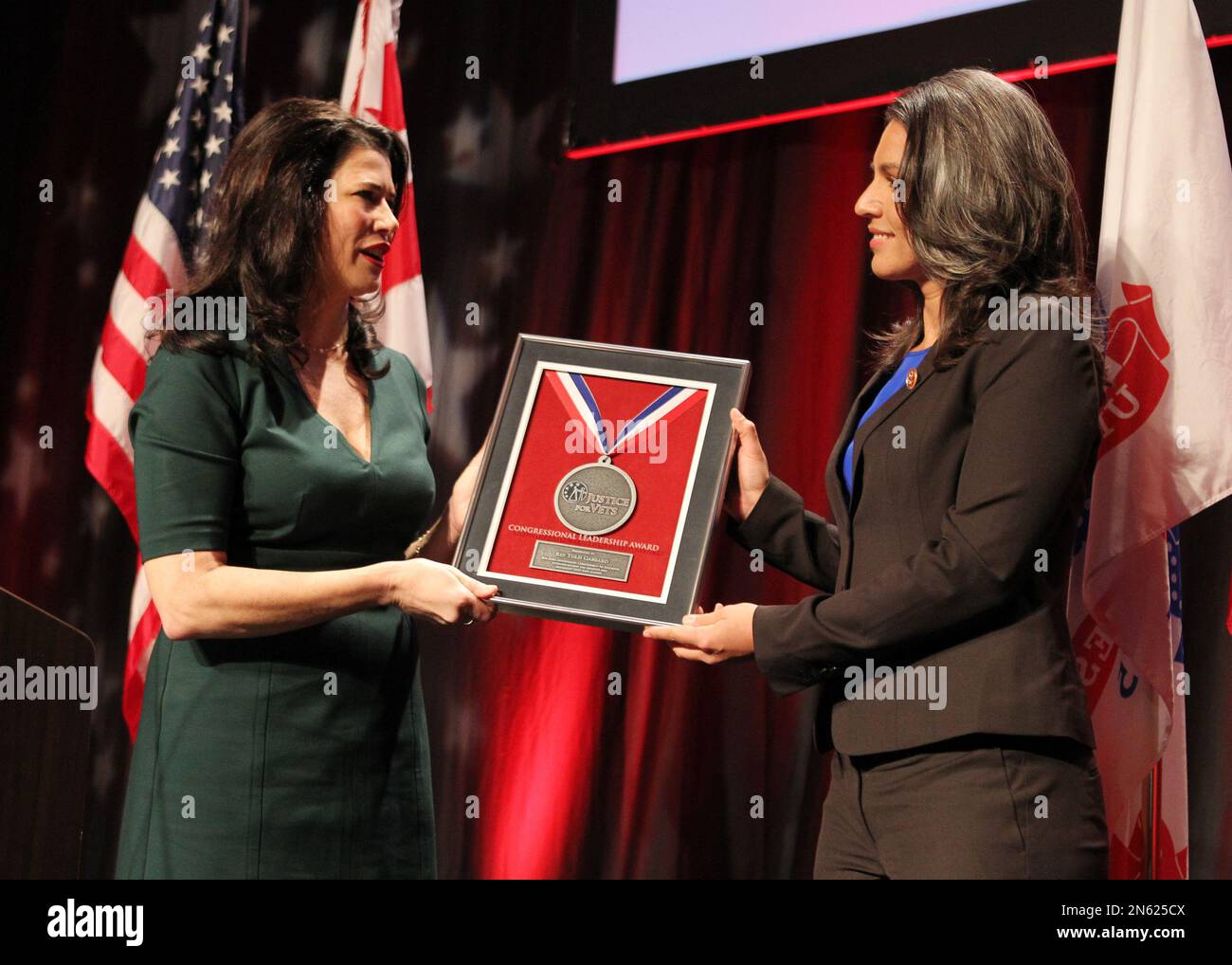 Former "West Wing" actress and new Justice For Vets Senior Director ...