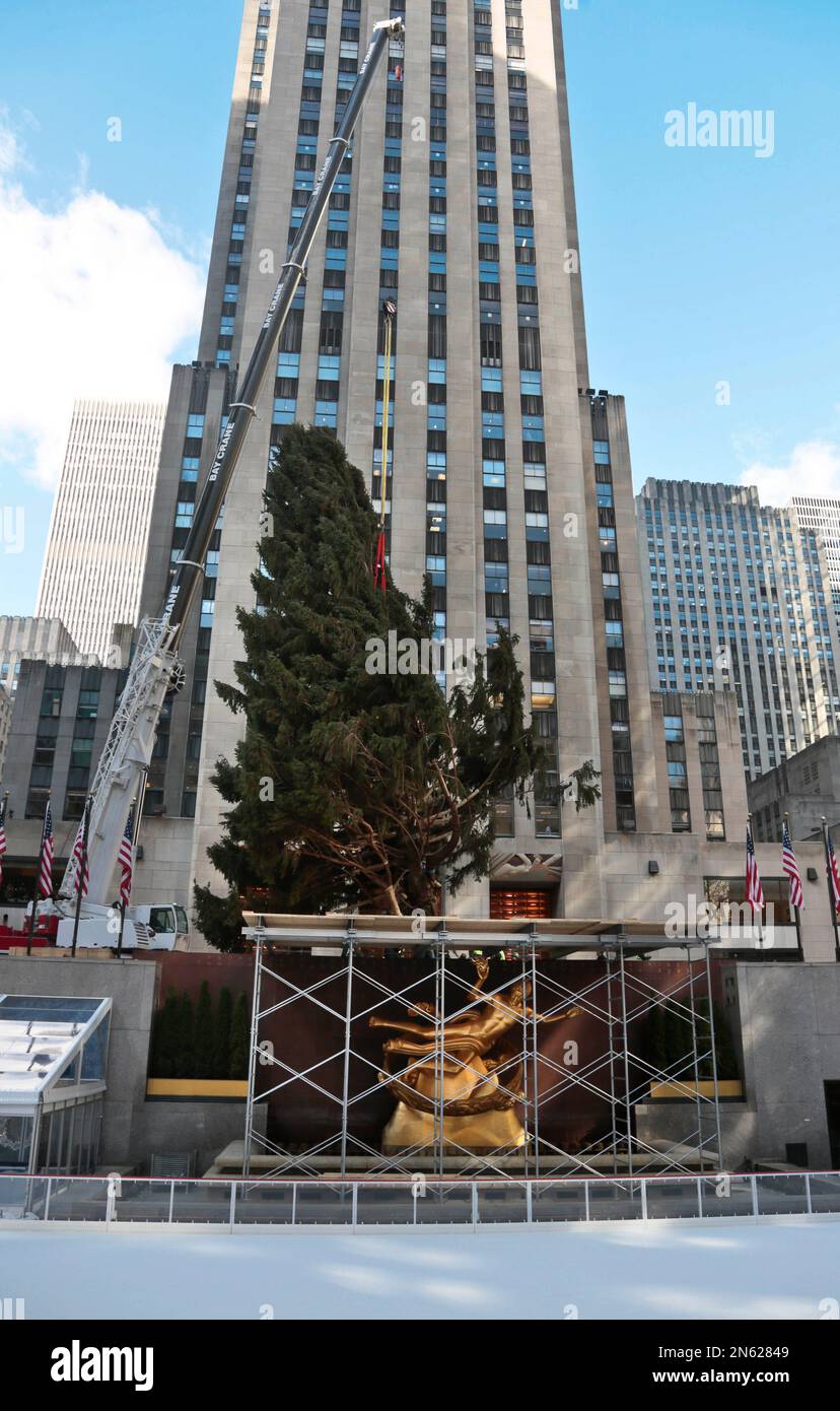 FILE- In this Nov. 8, 2013 file photo, the Rockefeller Center Christmas ...