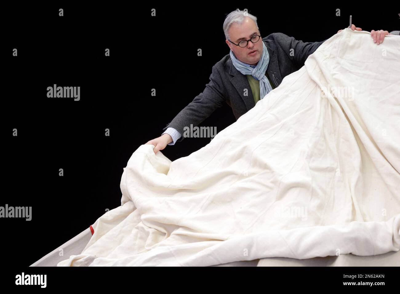 Tailor Mark Hutter, at the future home of the Museum of the American ...