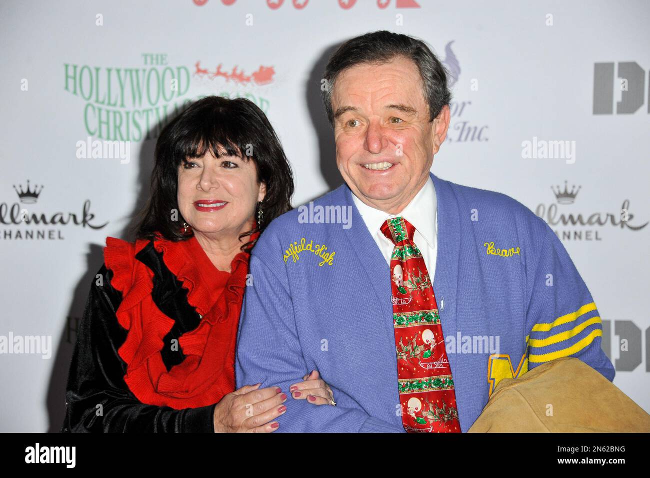 Teresa Modnick, left, and Jerry Mathers arrive at the 82nd Annual ...