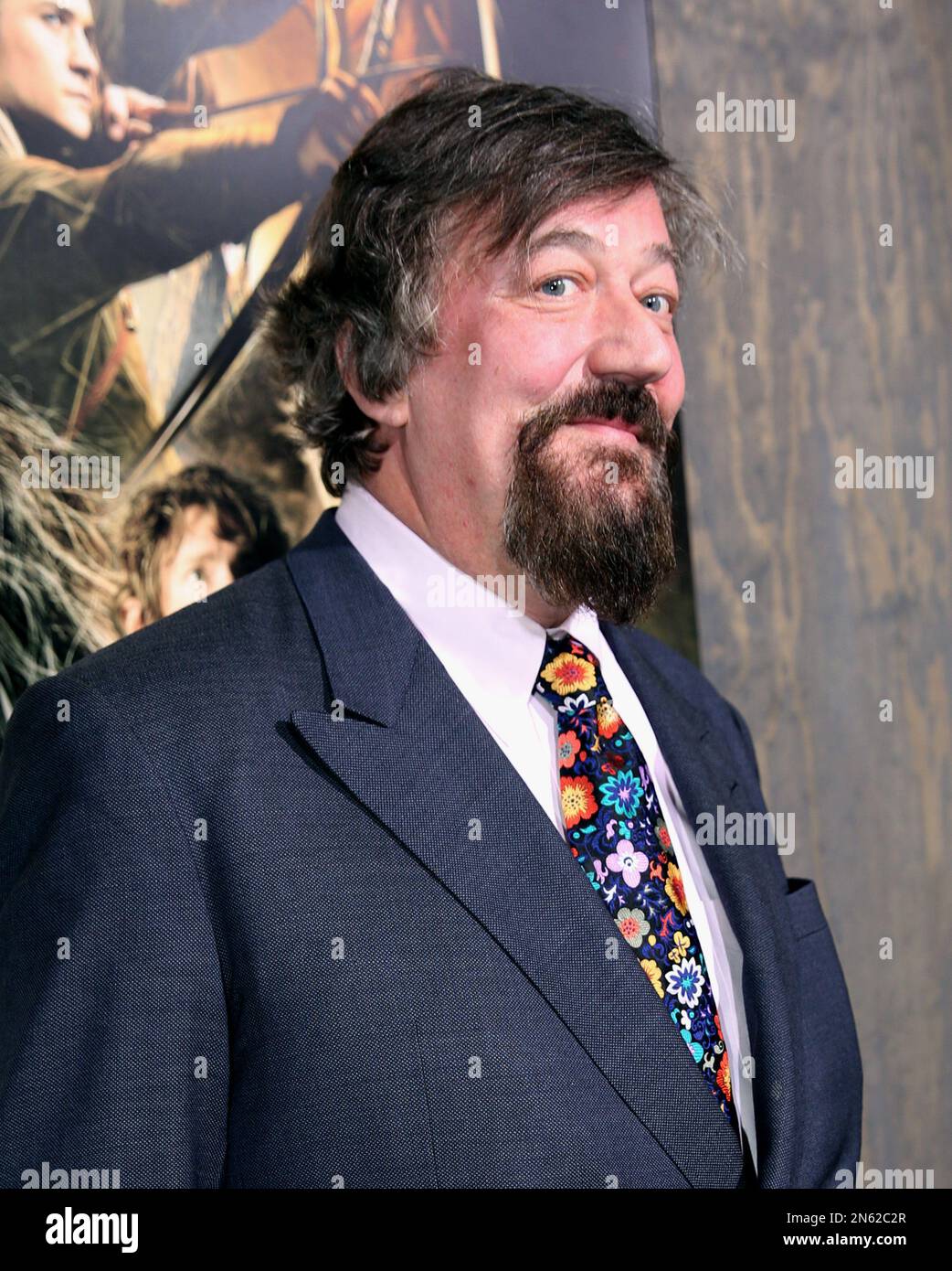 Stephen Fry arrives at the Los Angeles premiere of "The Hobbit: The ...