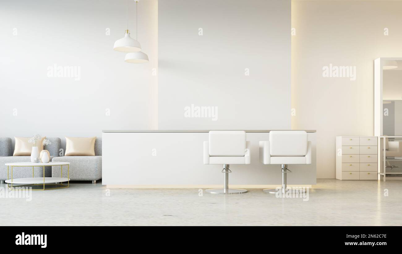 Bright modern reception area hi-res stock photography and images - Alamy