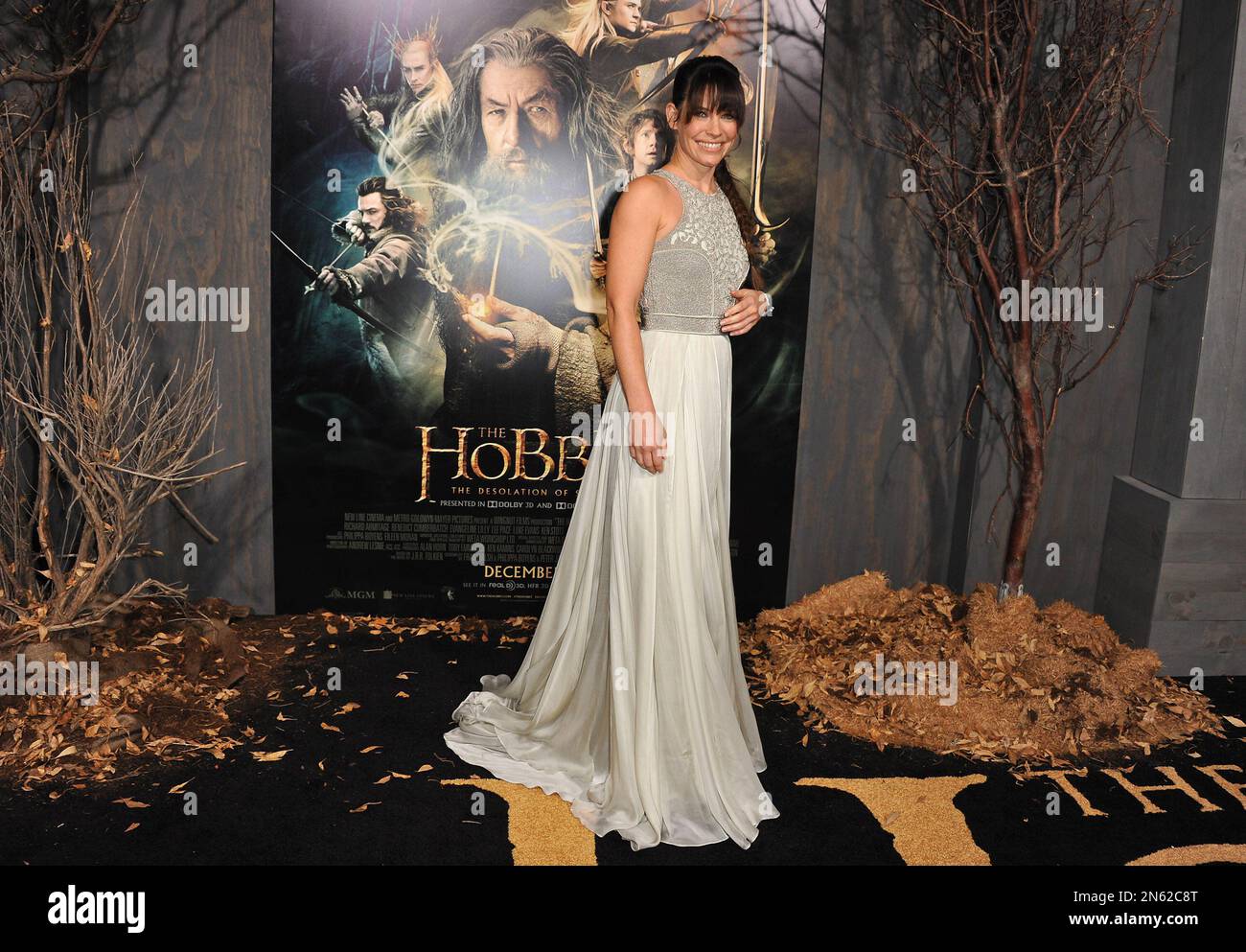 Actress Evangeline Lilly arrives at the Los Angeles premiere of "The ...