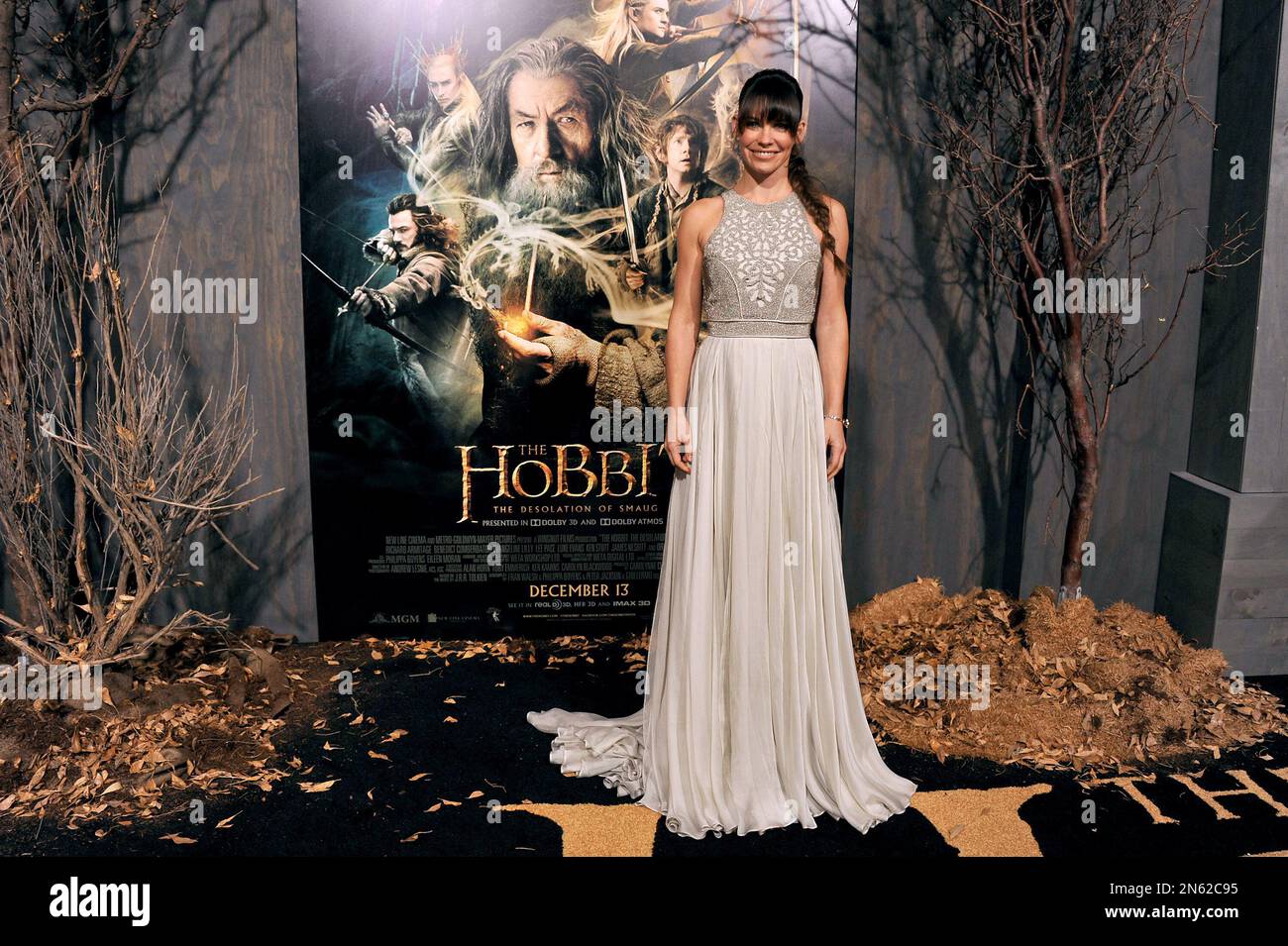 Actress Evangeline Lilly arrives at the Los Angeles premiere of "The ...