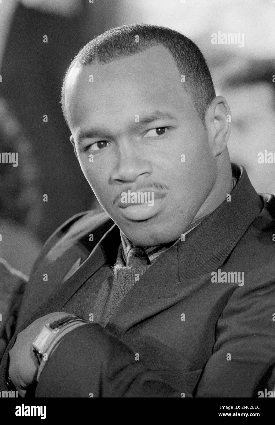 Heisman trophy-winner Mike Rozier, is pictured in New York, Dec. 3 ...