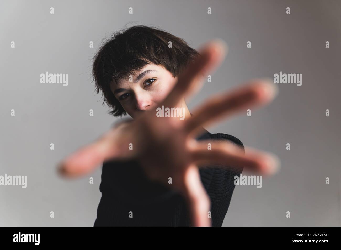 Reaching hand towards camera hi-res stock photography and images - Alamy