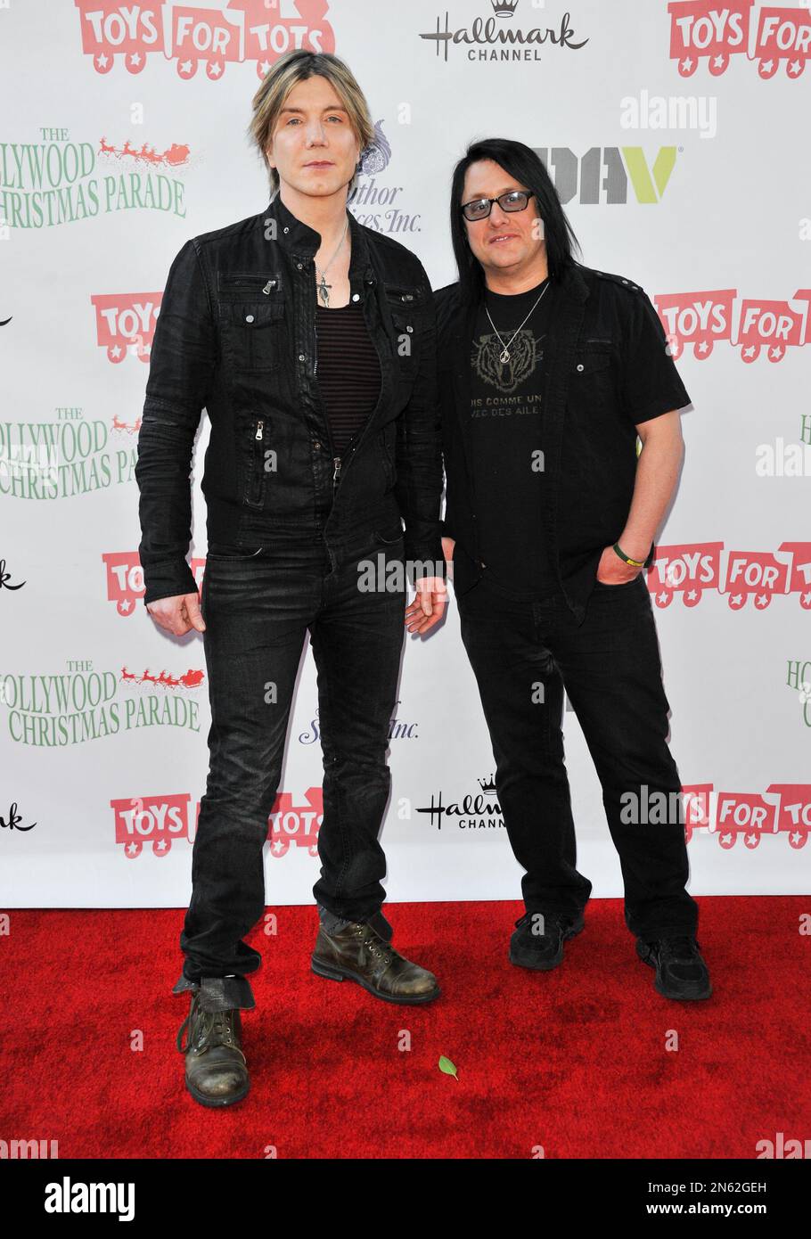 John Rzeznik, left, and Robby Takac arrive at the 82nd Annual Hollywood ...