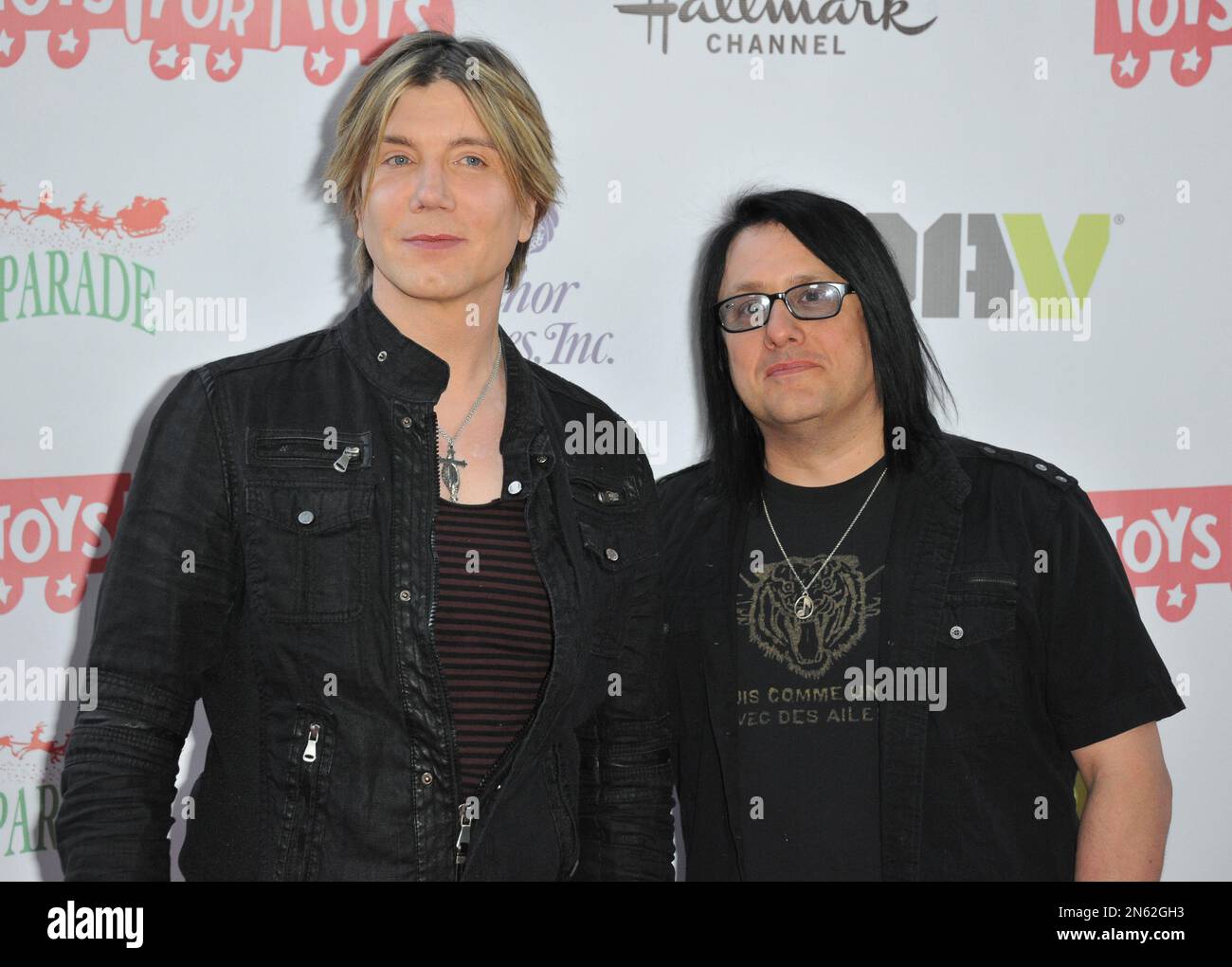 John Rzeznik, left, and Robby Takac arrive at the 82nd Annual Hollywood ...