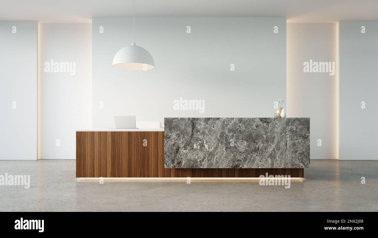 Empty reception desk hi-res stock photography and images - Alamy