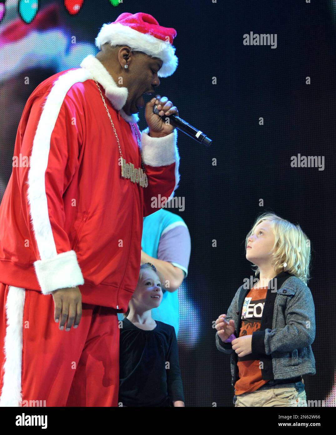Biz Markie, left, and Zuma Rossdale are seen at A Very Awesome Yo Gabba ...