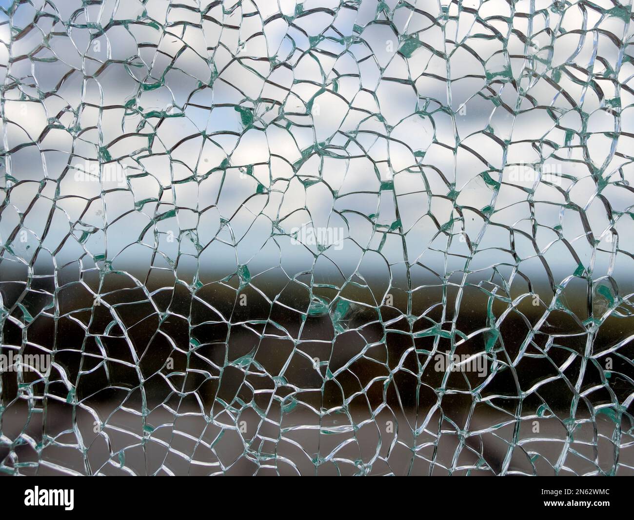 Useful texture overlay. A broken glass on. with many sharp shards ...