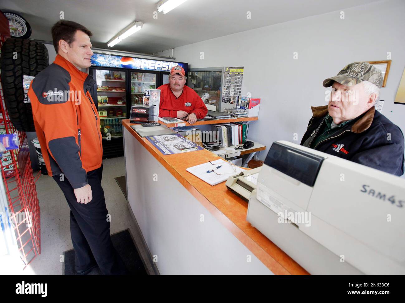In this photo made Tuesday, Nov. 19, 2013, Kevin Beyer, general manager ...