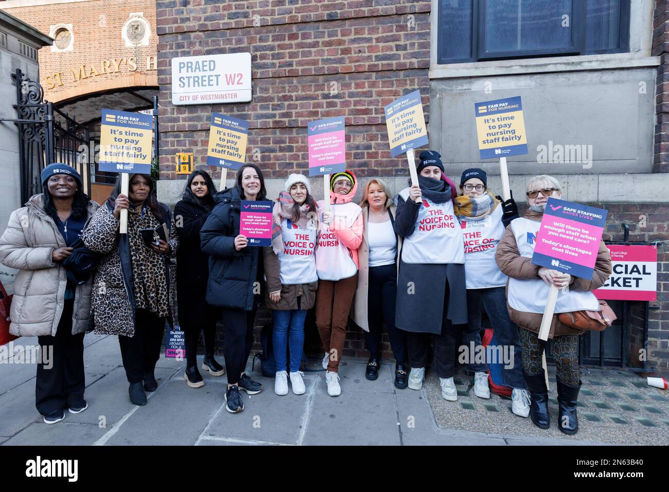 RCN, The Royal College of Nursing, staged a two day strike in February ...