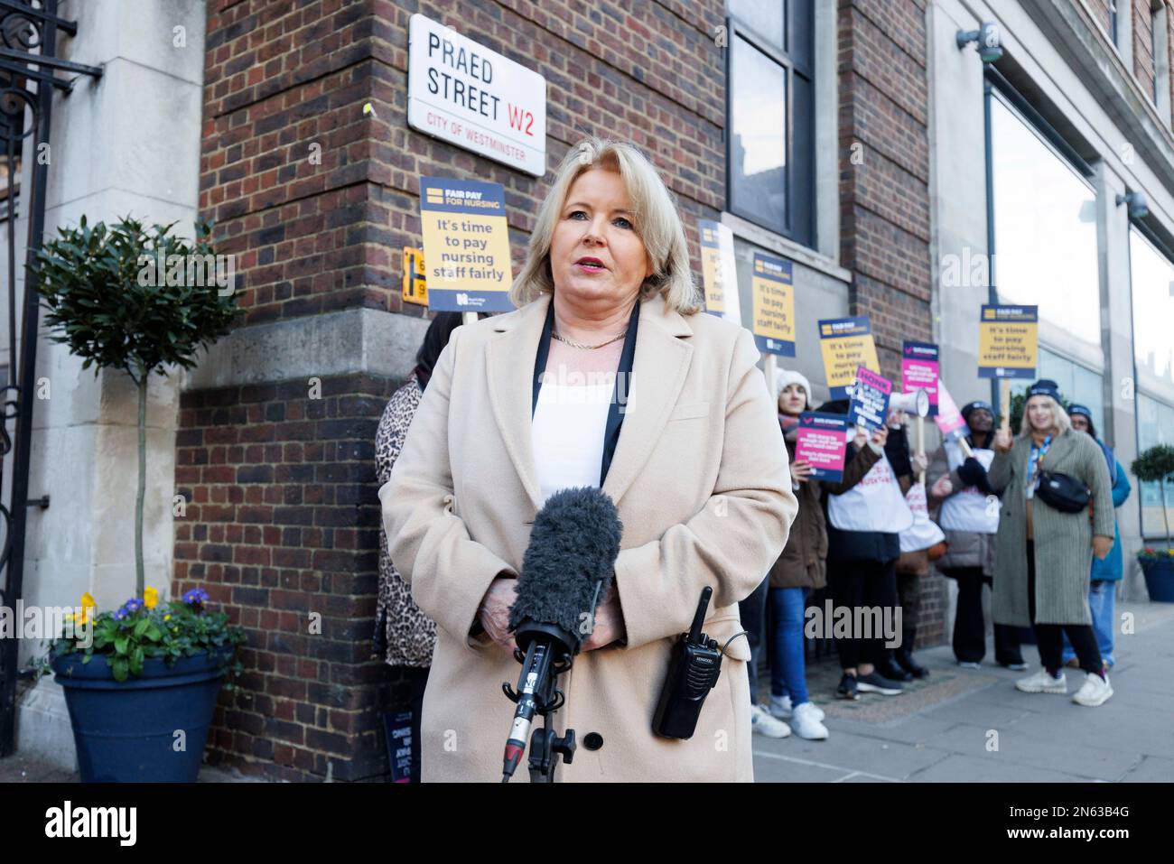 RCN, The Royal College of Nursing, staged a two day strike in February ...