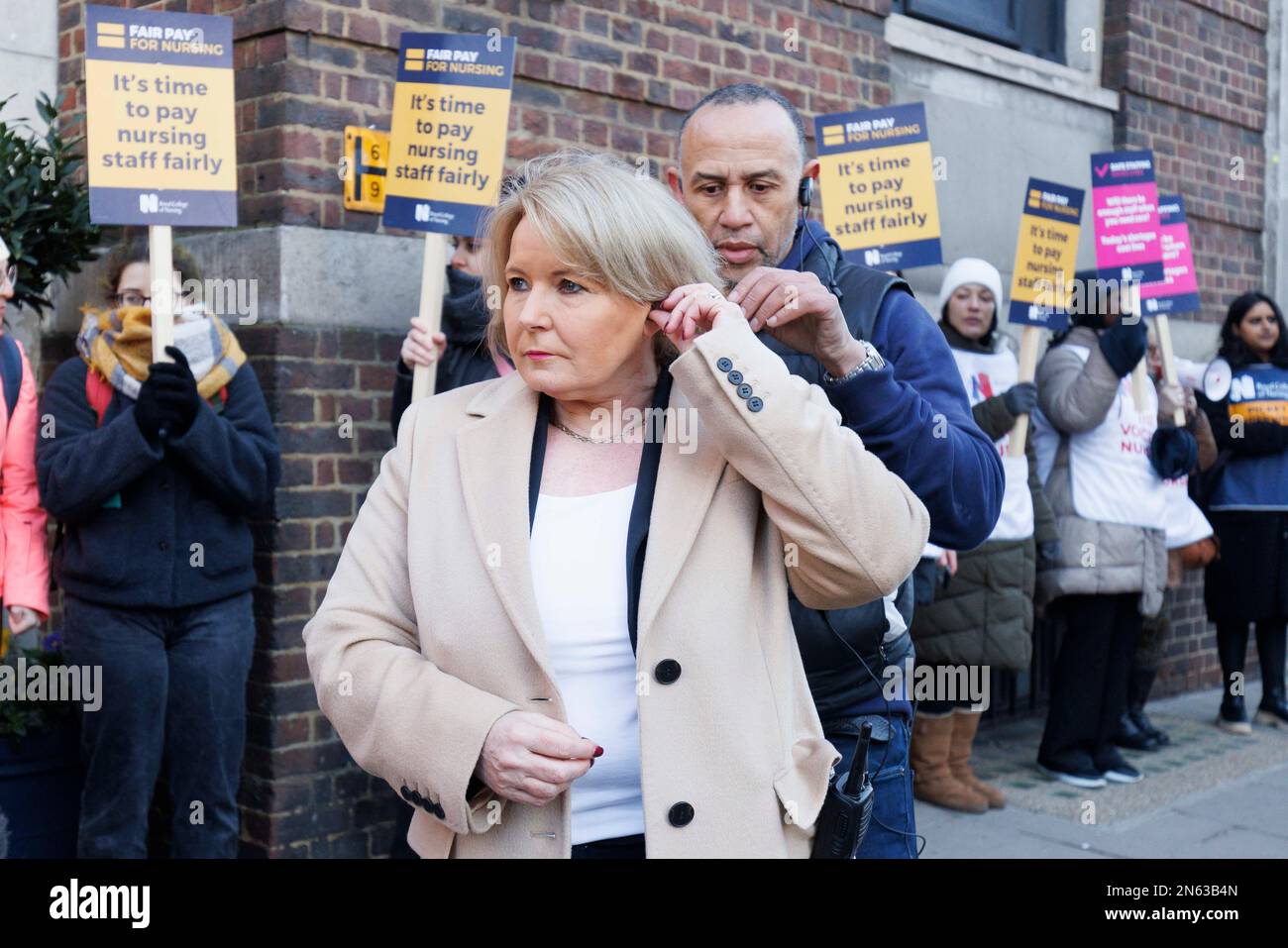 RCN, The Royal College of Nursing, staged a two day strike in February ...