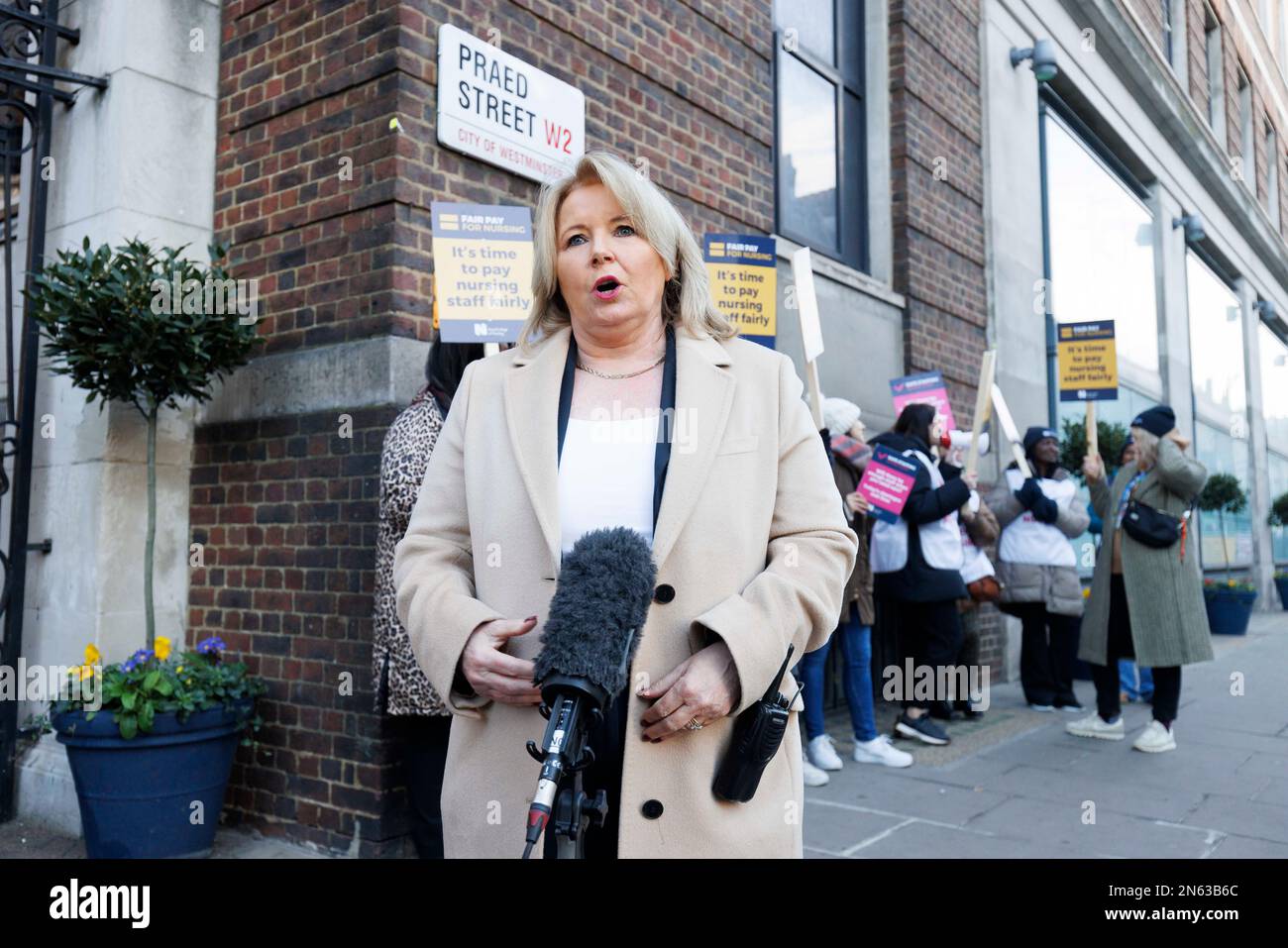 RCN, The Royal College of Nursing, staged a two day strike in February ...
