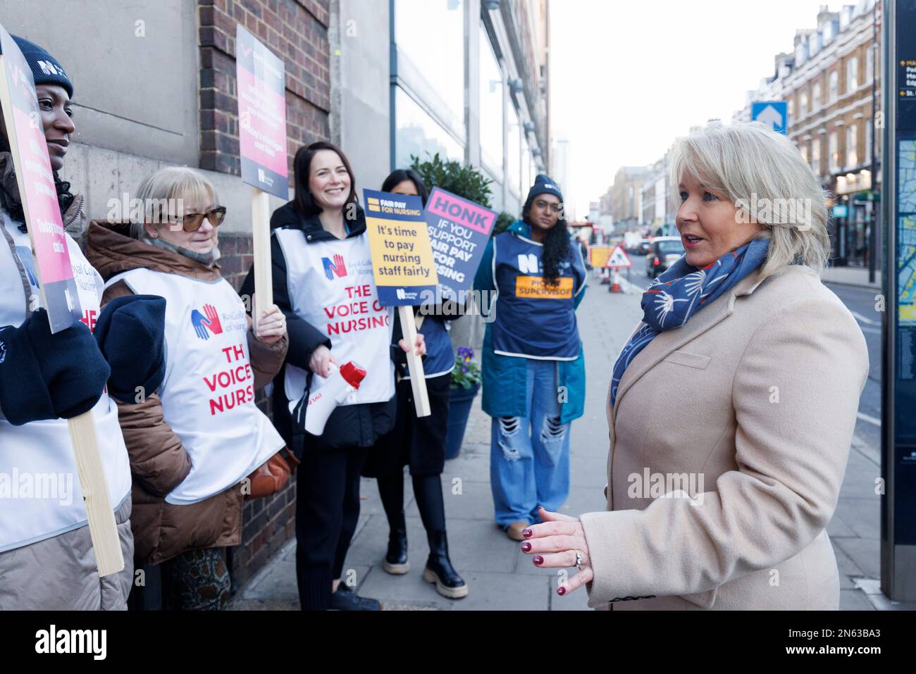 RCN, The Royal College of Nursing, staged a two day strike in February ...
