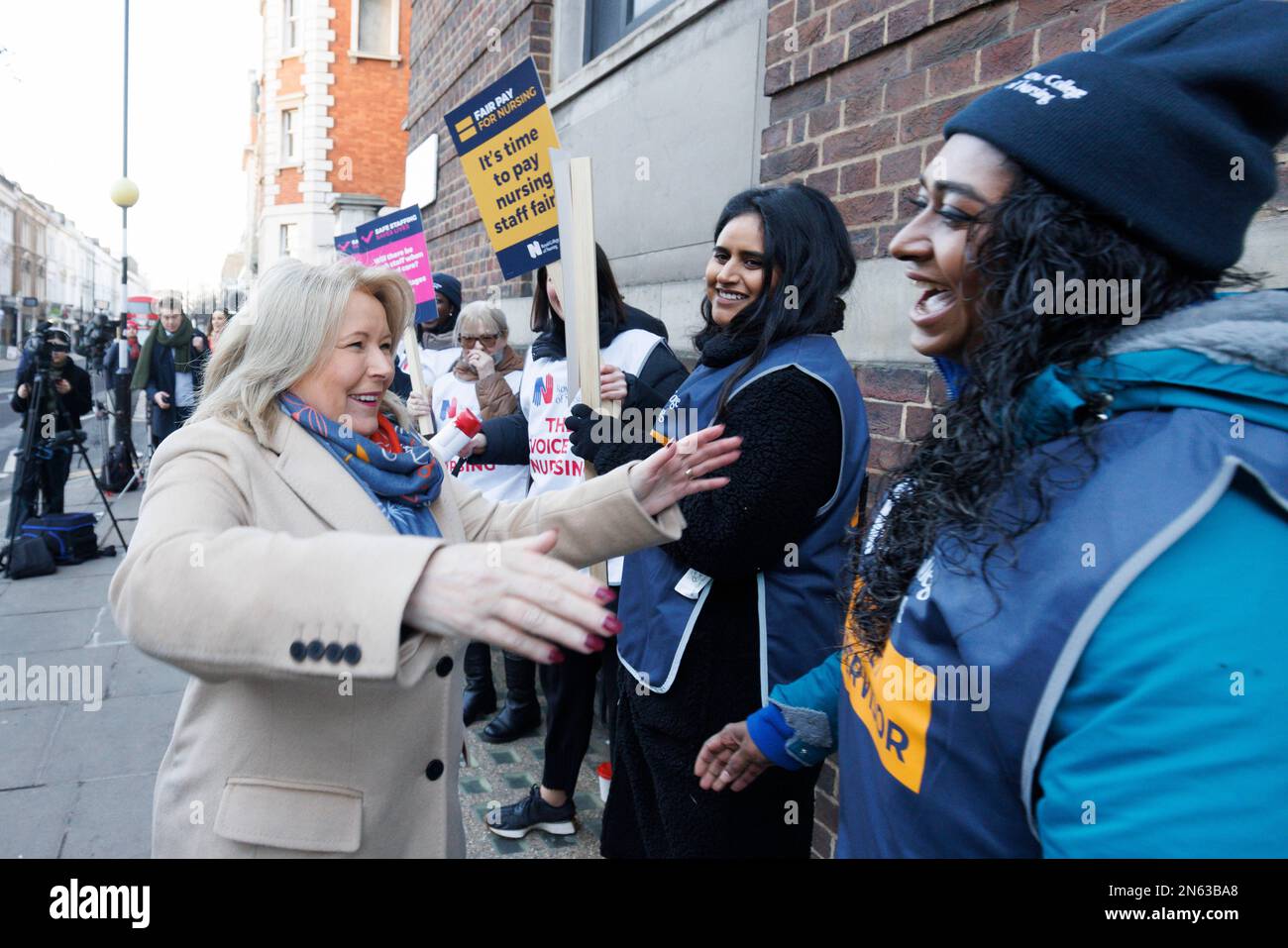 RCN, The Royal College of Nursing, staged a two day strike in February ...
