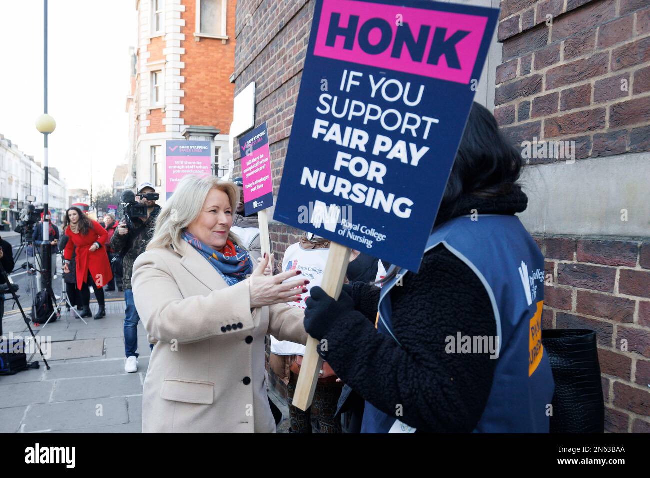 RCN, The Royal College of Nursing, staged a two day strike in February ...