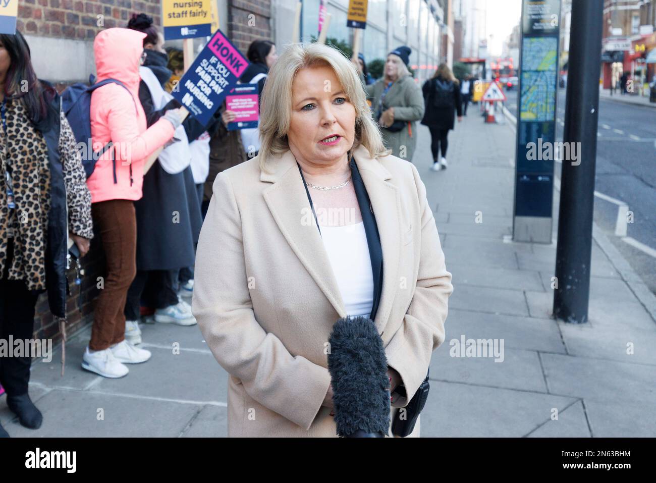 RCN, The Royal College of Nursing, staged a two day strike in February ...