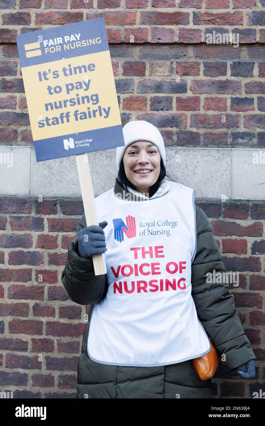 RCN, The Royal College of Nursing, staged a two day strike in February ...