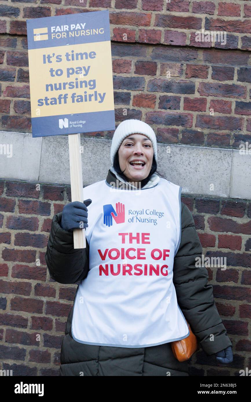 RCN, The Royal College of Nursing, staged a two day strike in February ...